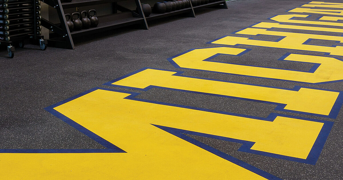 REGUPOL logos are integrated in the floor | REGUPOL America LLC